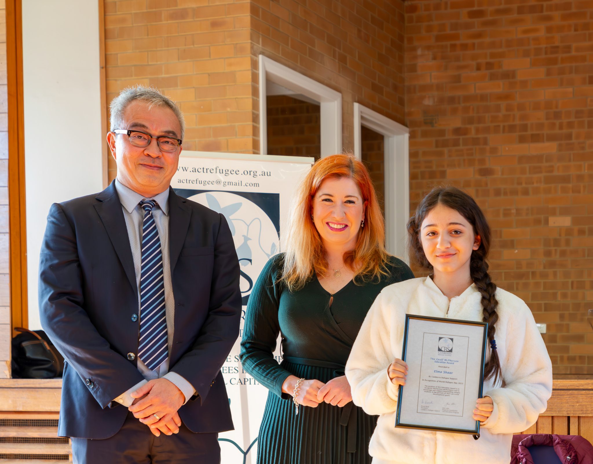 CRS 2023 Education Awards - Canberra Refugee Support